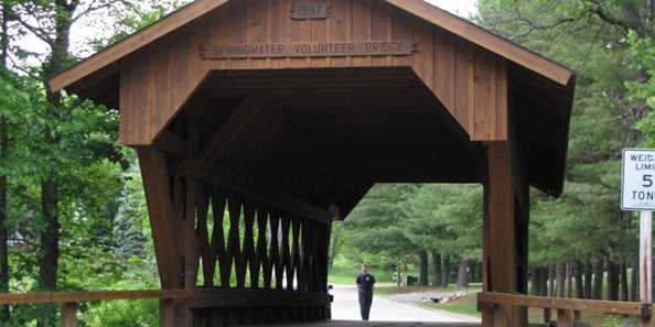 Springwater Volunteer Covered Bridge | Travel Wisconsin